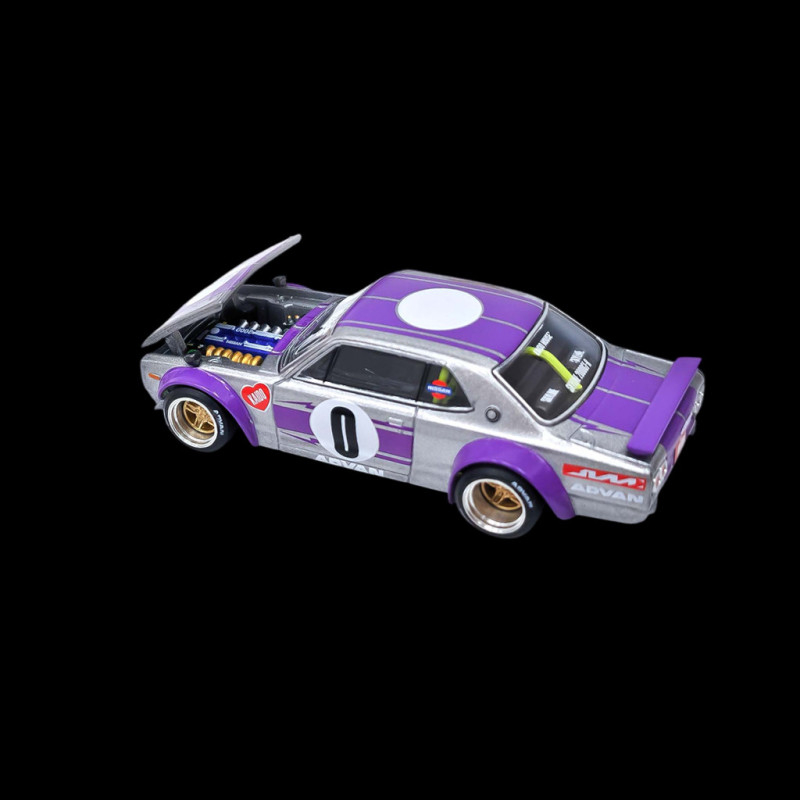 Nissan Skyline 2000 GT-R Kaido Works V1 1969 Violet 1/64 Kaidohouse X ...