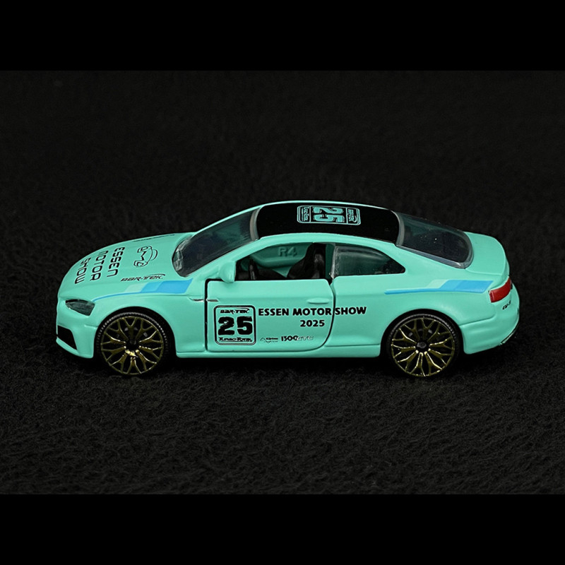 Audi S5 "TIME TO SHINE Essen Motorshow 2025" Mint green 1/64 Majorette ...