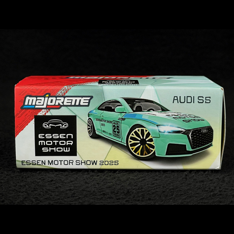 Audi S5 "TIME TO SHINE Essen Motorshow 2025" Mint green 1/64 Majorette ...