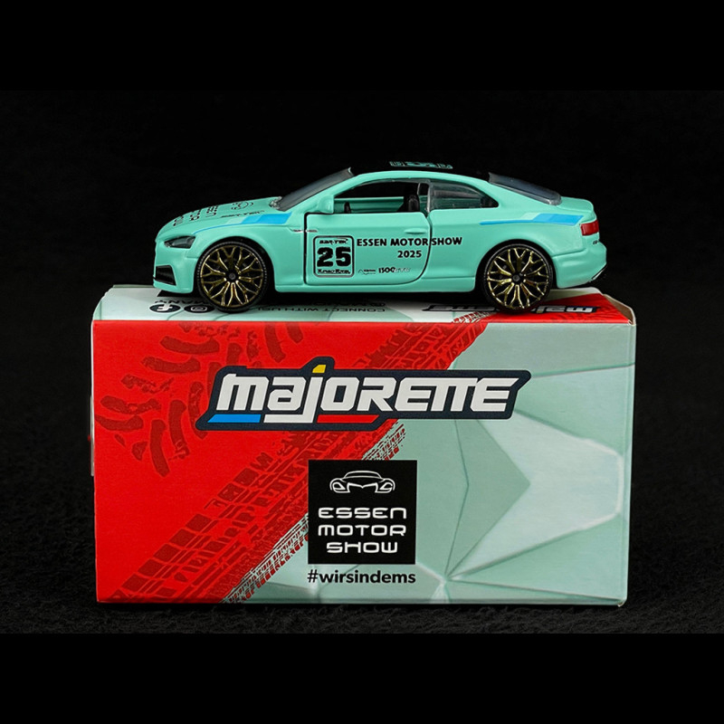 Audi S5 "TIME TO SHINE Essen Motorshow 2025" Mint green 1/64 Majorette ...