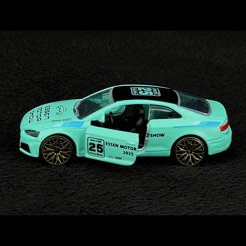 Audi S5 "TIME TO SHINE Essen Motorshow 2025" Mint green 1/64 Majorette ...