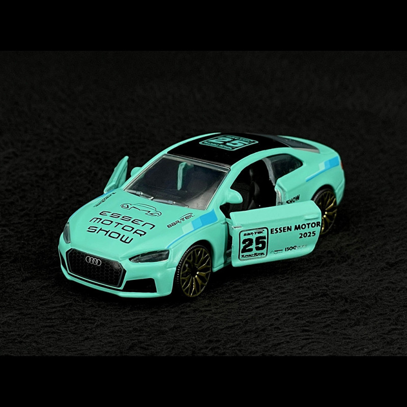 Audi S5 "TIME TO SHINE Essen Motorshow 2025" Mint green 1/64 Majorette ...