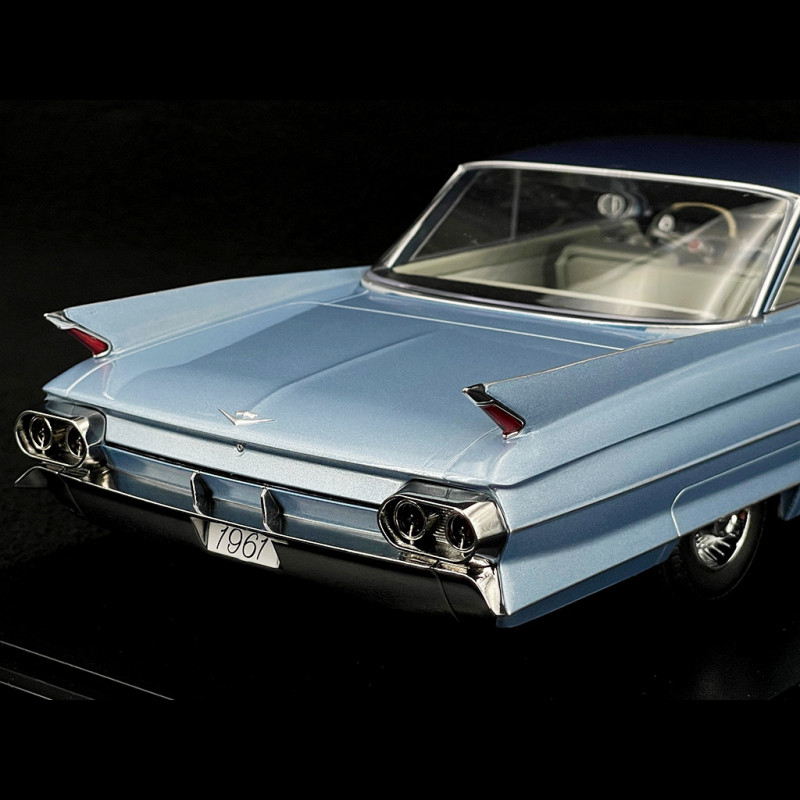 Cadillac DeVille Series 62 Coupe 1961 Light Metallic Blue 1/18 KK Scale ...