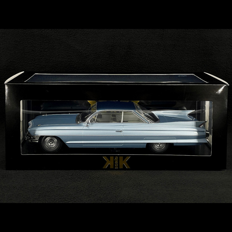 Cadillac DeVille Series 62 Coupe 1961 Light Metallic Blue 1/18 KK Scale ...