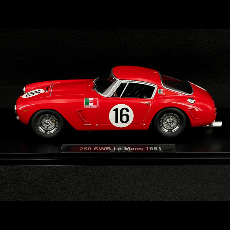 Ferrari 250 GT SWB Competizione n° 16 24h Le Mans 1961 1/18 KK Scale ...