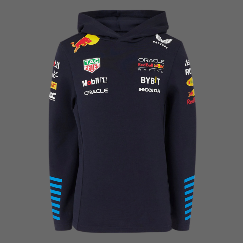 Red Bull hoodie F1 Racing Team Verstappen Canvas Navy blue TJ5291-190 ...