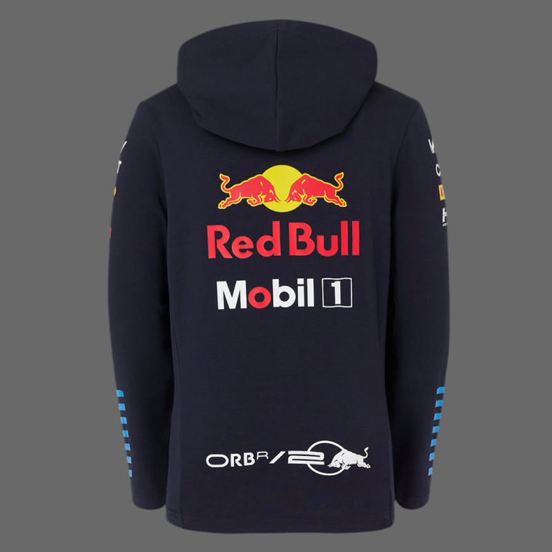 Red Bull hoodie F1 Racing Team Verstappen Canvas Navy blue TJ5291-190 ...