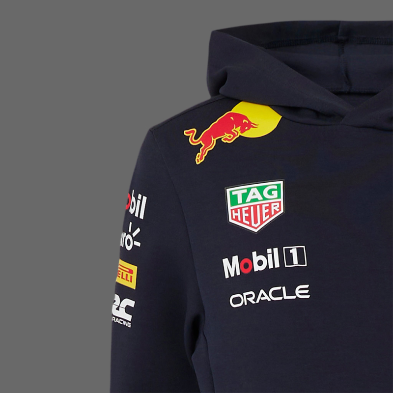 Red Bull hoodie F1 Racing Team Verstappen Canvas Navy blue TJ5291-190 ...