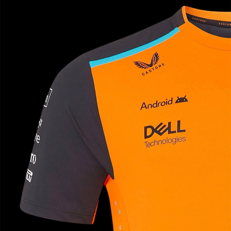 McLaren F1 Team T-shirt Oscar Piastri n° 81 Papaya Orange / Phantom ...