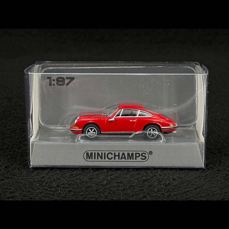 Porsche 911 T 1972 Bahia Red 1/87 Minichamps 870064420