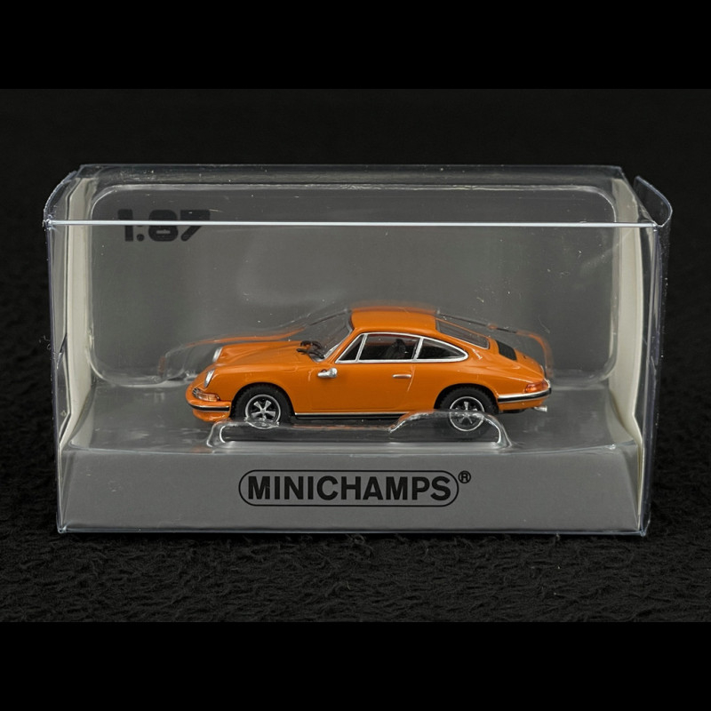 Porsche 911 S 1972 Signal Orange 1/87 Minichamps 870064424
