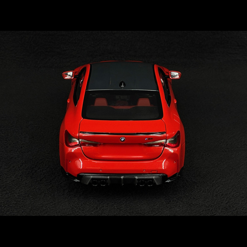 BMW M4 2024 Metallic Rot 1/18 Minichamps 110020140