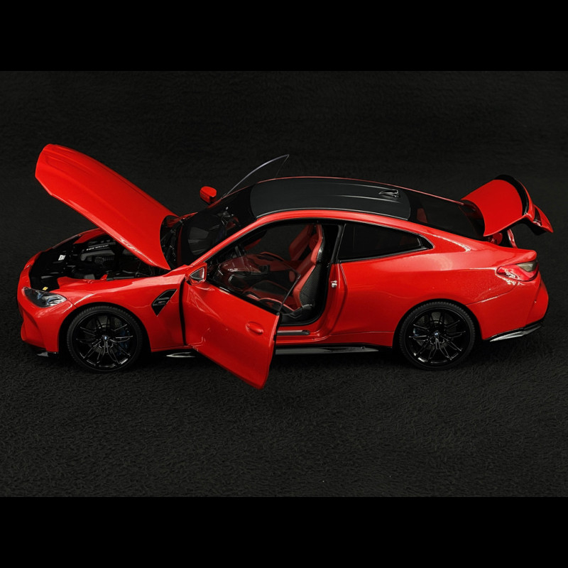 BMW M4 2024 Metallic Rot 1/18 Minichamps 110020140