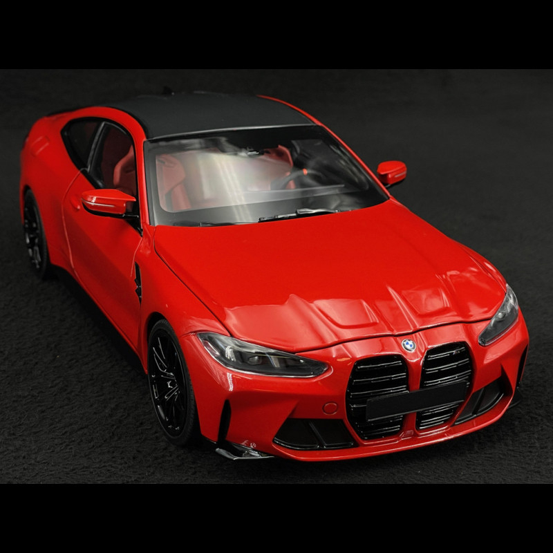 BMW M4 2024 Metallic Rot 1/18 Minichamps 110020140