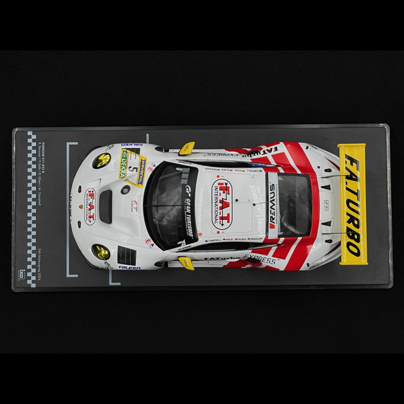 Porsche 911 GT3 R Type 992 n° 5 FAT Turbo 24h Nürburgring 2024 1/18 Ixo ...
