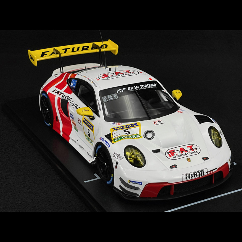 Porsche 911 GT3 R Typ 992 n° 5 FAT Turbo 24h Nürburgring 2024 1/18 Ixo ...