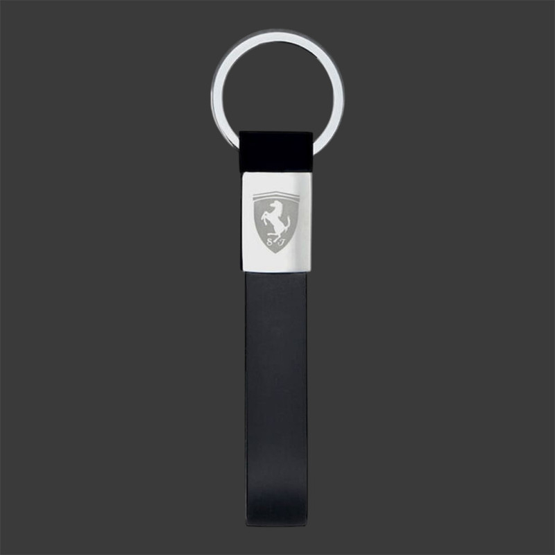 Ferrari Logo Black Keychain 130181099100