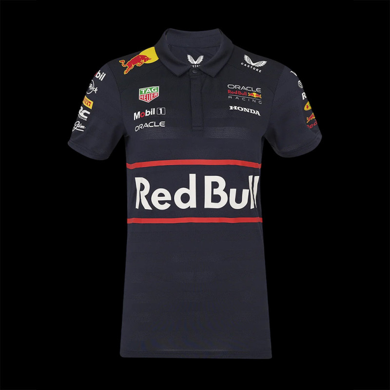 Red Bull Racing F1 Team Polo Shirt Collection Replica Night Sky TF9865 ...