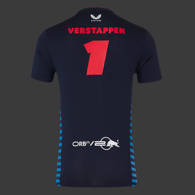 Red Bull Racing T-shirt F1 Team Max Verstappen Signature Night Sky ...