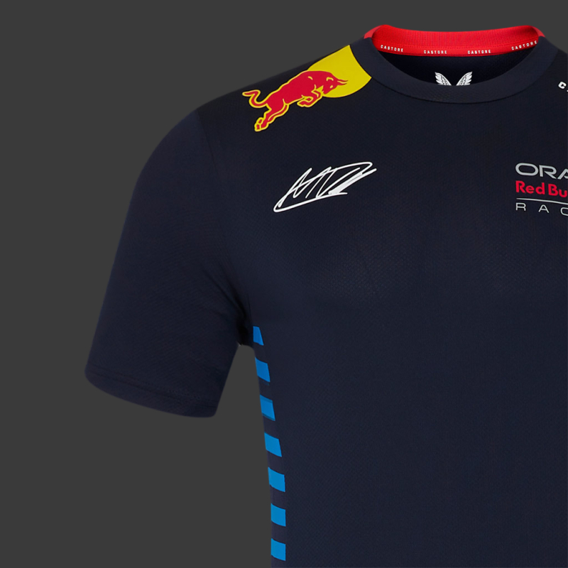 Red Bull Racing T-shirt F1 Team Max Verstappen Signature Night Sky ...