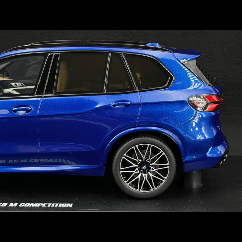 BMW X5 M Competition 2023 Marina Bay Blue Metallic 1/18 GT Spirit GT967