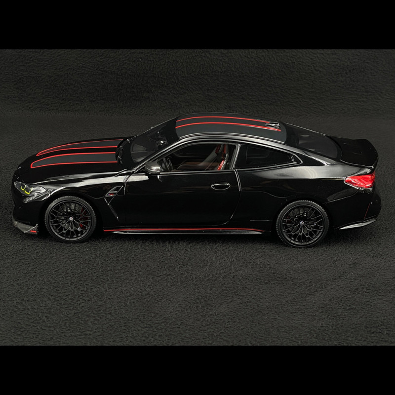 BMW M4 CSL 2023 Black / Red 1/18 Minichamps 110023021