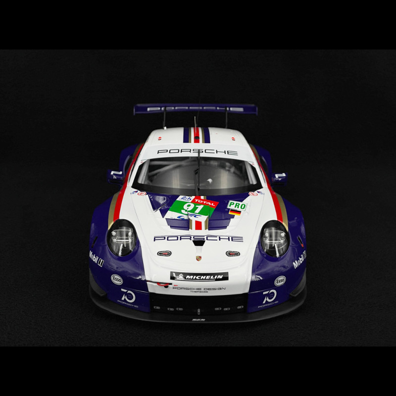 Porsche 911 RSR Type 991 n°91 2nd 24h Le Mans 2018 1/12 Ixo Models ...