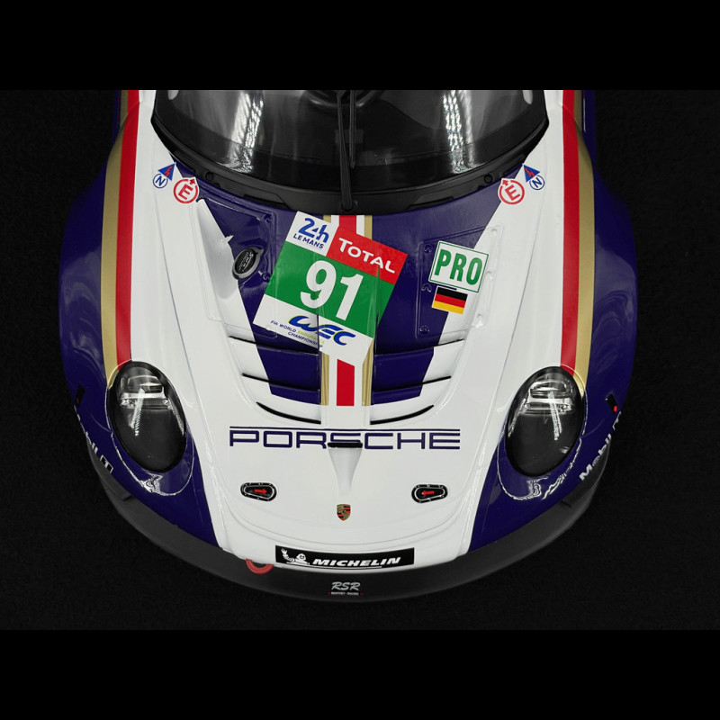Porsche 911 RSR Type 991 n°91 2nd 24h Le Mans 2018 1/12 Ixo Models ...