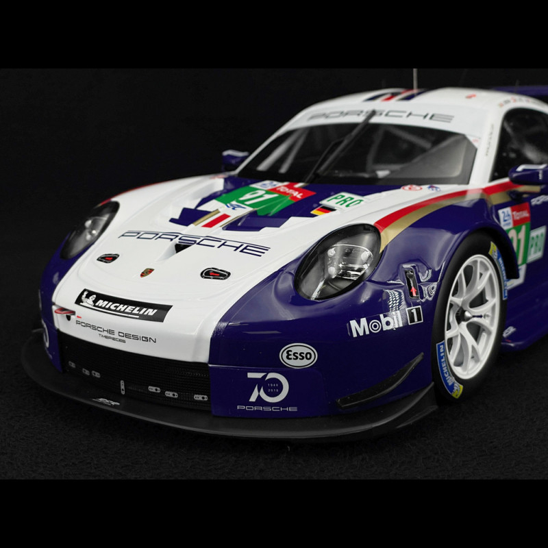 Porsche 911 RSR Type 991 n°91 2nd 24h Le Mans 2018 1/12 Ixo Models ...