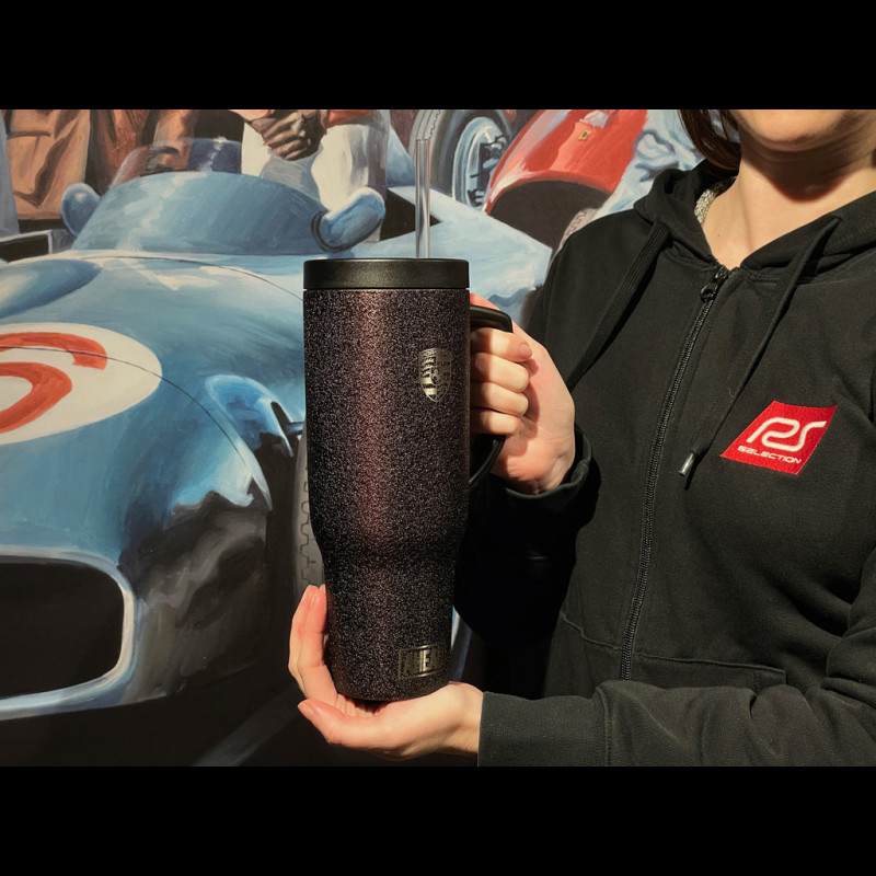 Porsche Goblet AHEAD Crest Thermos Bottle Grained Matt Black WAP0501720SAHD