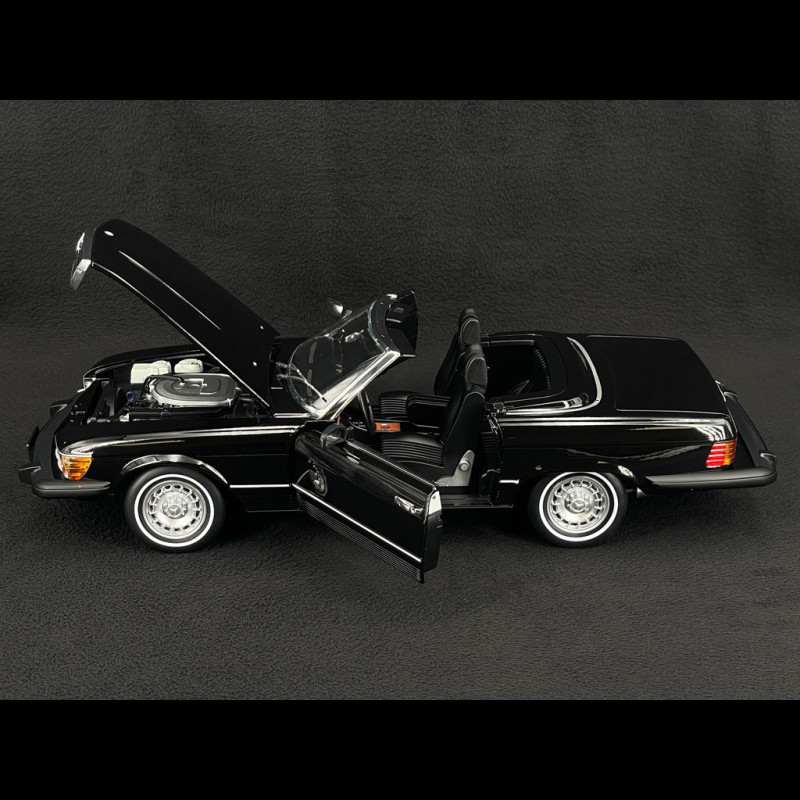 Mercedes-Benz 450 SL R107 1985 US Version Black American Gigolo 1/12 KK ...
