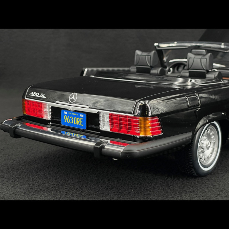 Mercedes-Benz 450 SL R107 1985 US Version Black American Gigolo 1/12 KK ...