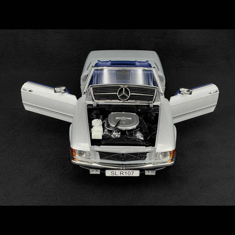 Mercedes-Benz 450 SL R107 1985 Silver Grey 1/12 KK Scale KKDC120181