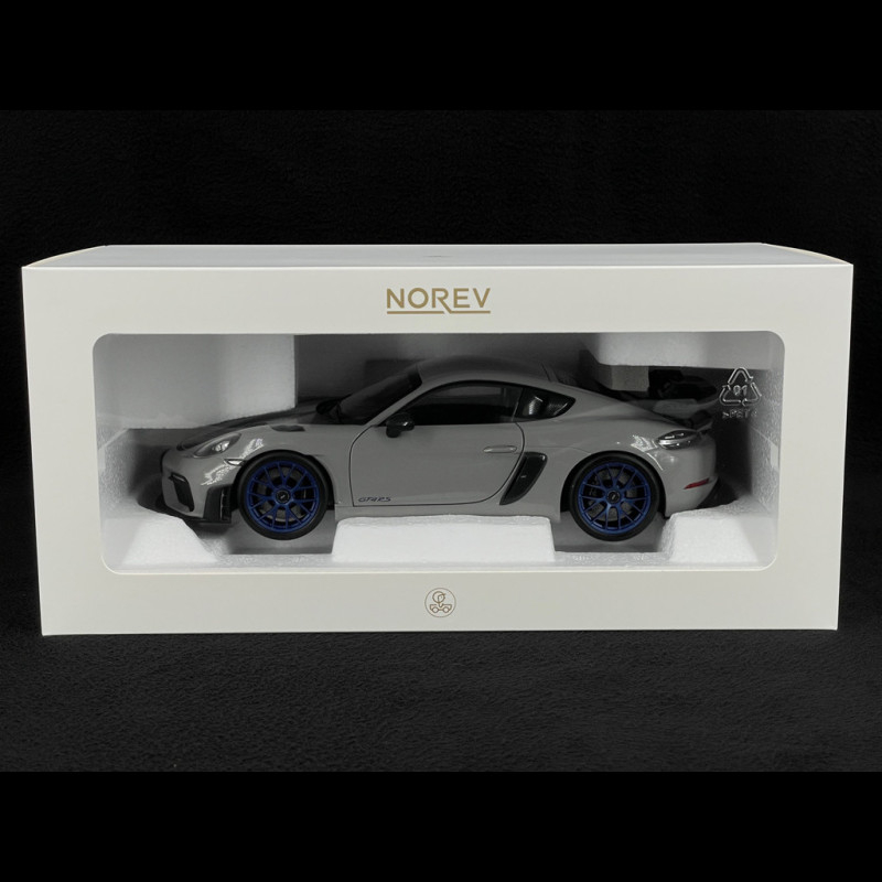 Porsche 718 Cayman GT4 RS 2023 Chalk Gray Weissach Package 1/18 Norev ...
