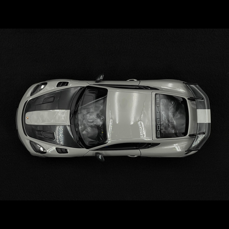 Porsche 718 Cayman GT4 RS 2023 Chalk Gray Weissach Package 1/18 Norev ...
