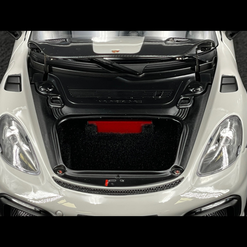 Porsche 718 Cayman GT4 RS 2023 Chalk Gray Weissach Package 1/18 Norev ...