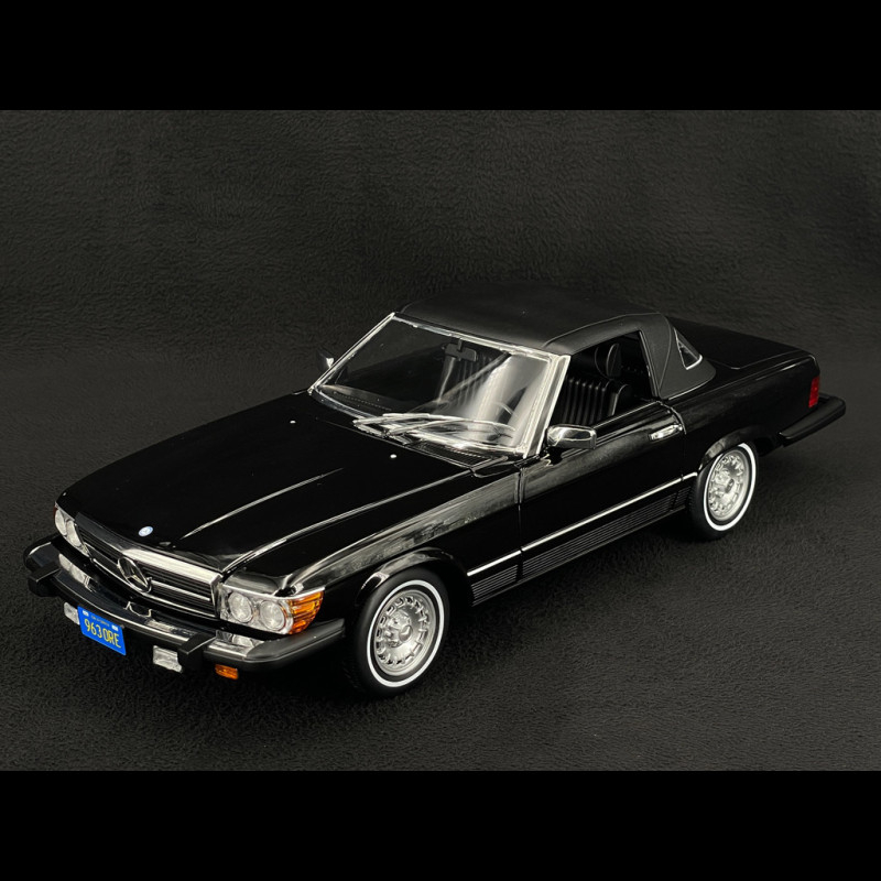 Mercedes-Benz 450 SL R107 1985 US Version Black American Gigolo 1/12 KK ...
