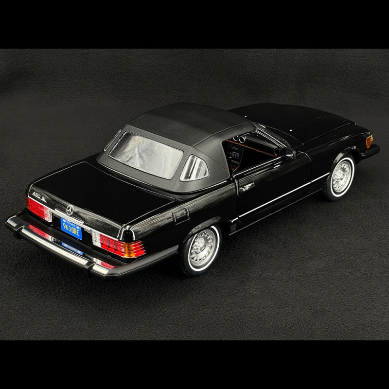 Mercedes-Benz 450 SL R107 1985 US Version Black American Gigolo 1/12 KK ...