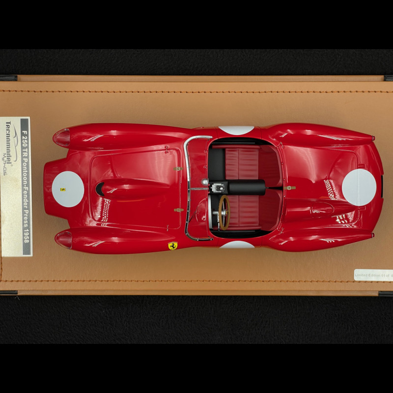 Ferrari 250 Testarossa Spider 3.0l V12 1958 Red 1/18 Tecnomodel TM18-254N
