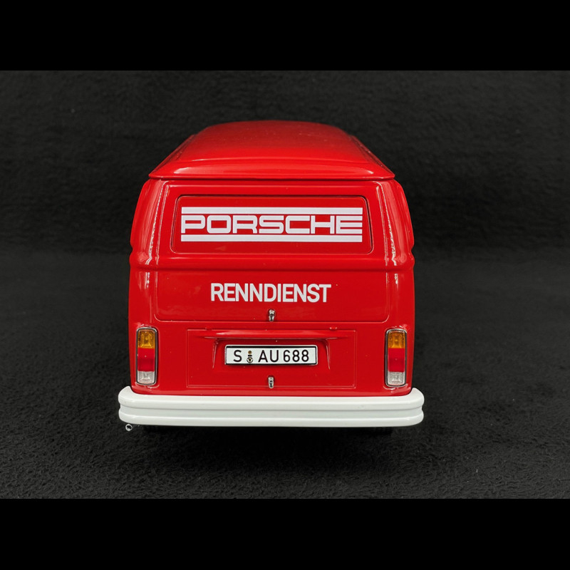Volkswagen Combi T2B Porsche Renndienst Stuttgart Zuffenhausen 1972 Red ...