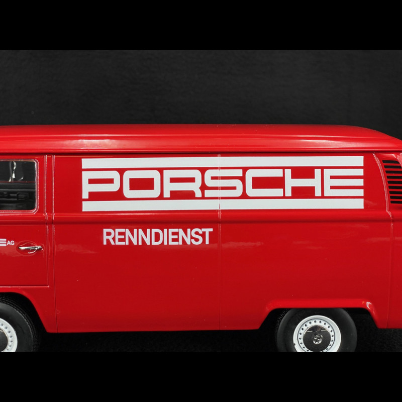 Volkswagen Combi T2B Porsche Renndienst Stuttgart Zuffenhausen 1972 Red ...