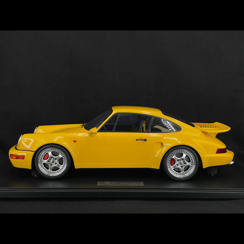 Porsche 911 Turbo S Type 964 1992 Speed Yellow 1/8 GT Spirit GTS801701