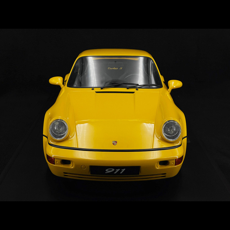 Porsche 911 Turbo S Type 964 1992 Speed Yellow 1/8 GT Spirit GTS801701