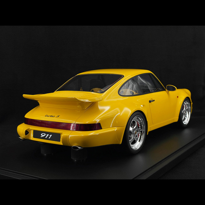 Porsche 911 Turbo S Type 964 1992 Speed Yellow 1/8 GT Spirit GTS801701