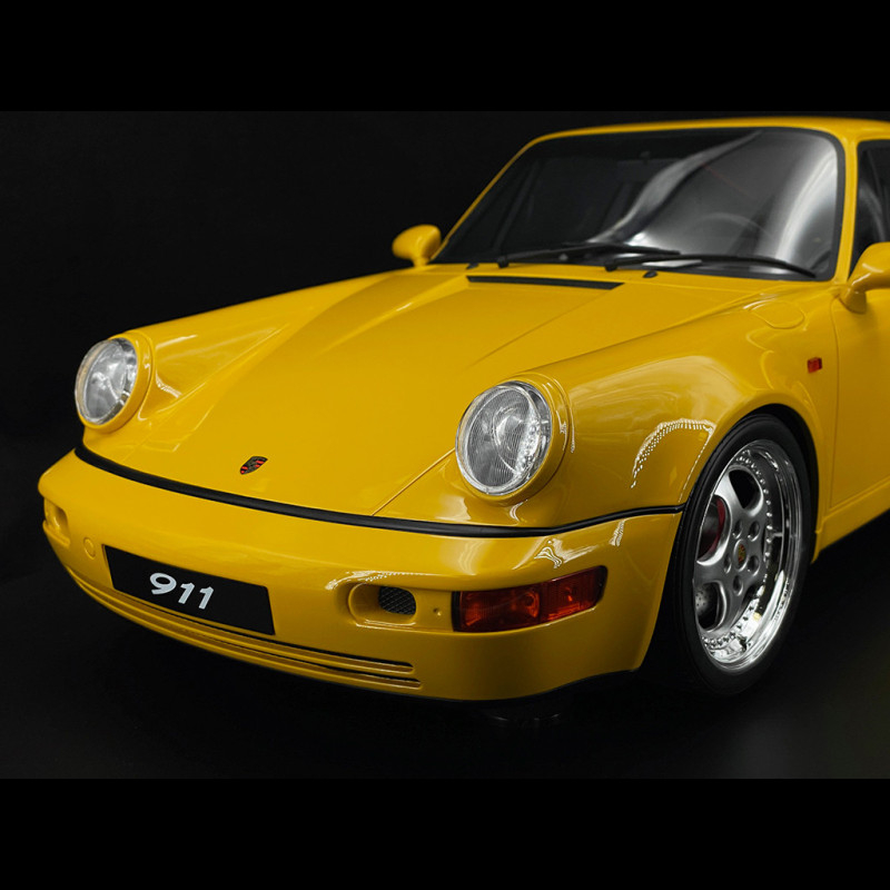Porsche 911 Turbo S Type 964 1992 Speed Yellow 1/8 GT Spirit GTS801701