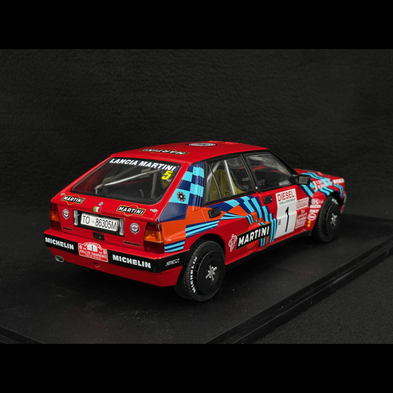 Lancia Delta HF Integrale n° 1 Martini Winner Sanremo Rally 1989 1/18 ...