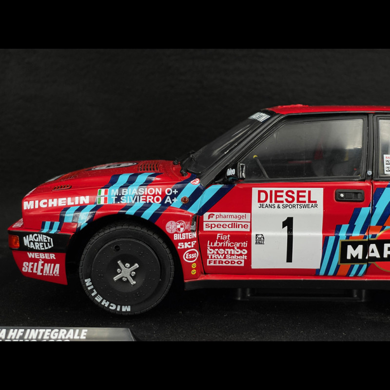 Lancia Delta HF Integrale n° 1 Martini Winner Sanremo Rally 1989 1/18 ...