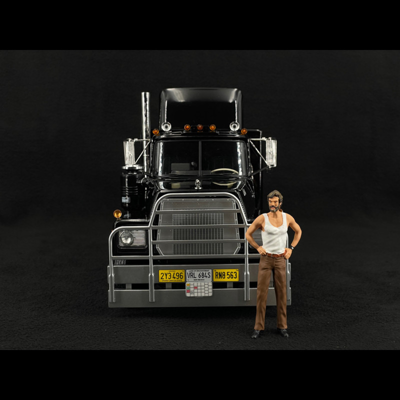 Set of Truck Mack RL 700L 1974 Black Convoy + Rubber Duck Figurine 1/18 ...
