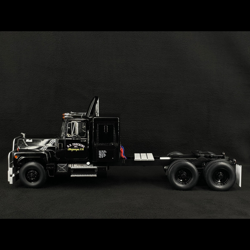 Set of Truck Mack RL 700L 1974 Black Convoy + Rubber Duck Figurine 1/18 ...