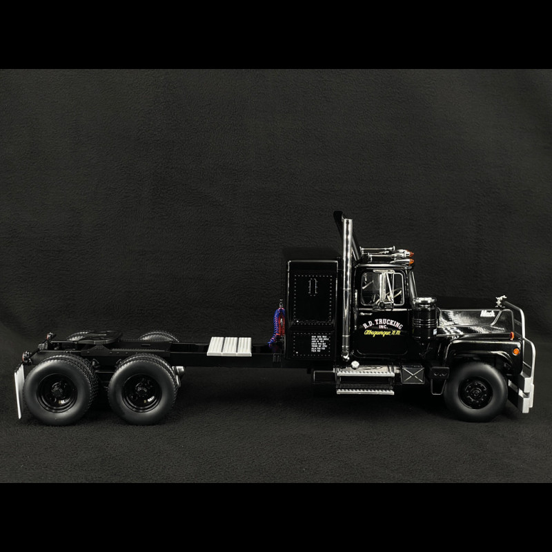 Set of Truck Mack RL 700L 1974 Black Convoy + Rubber Duck Figurine 1/18 ...